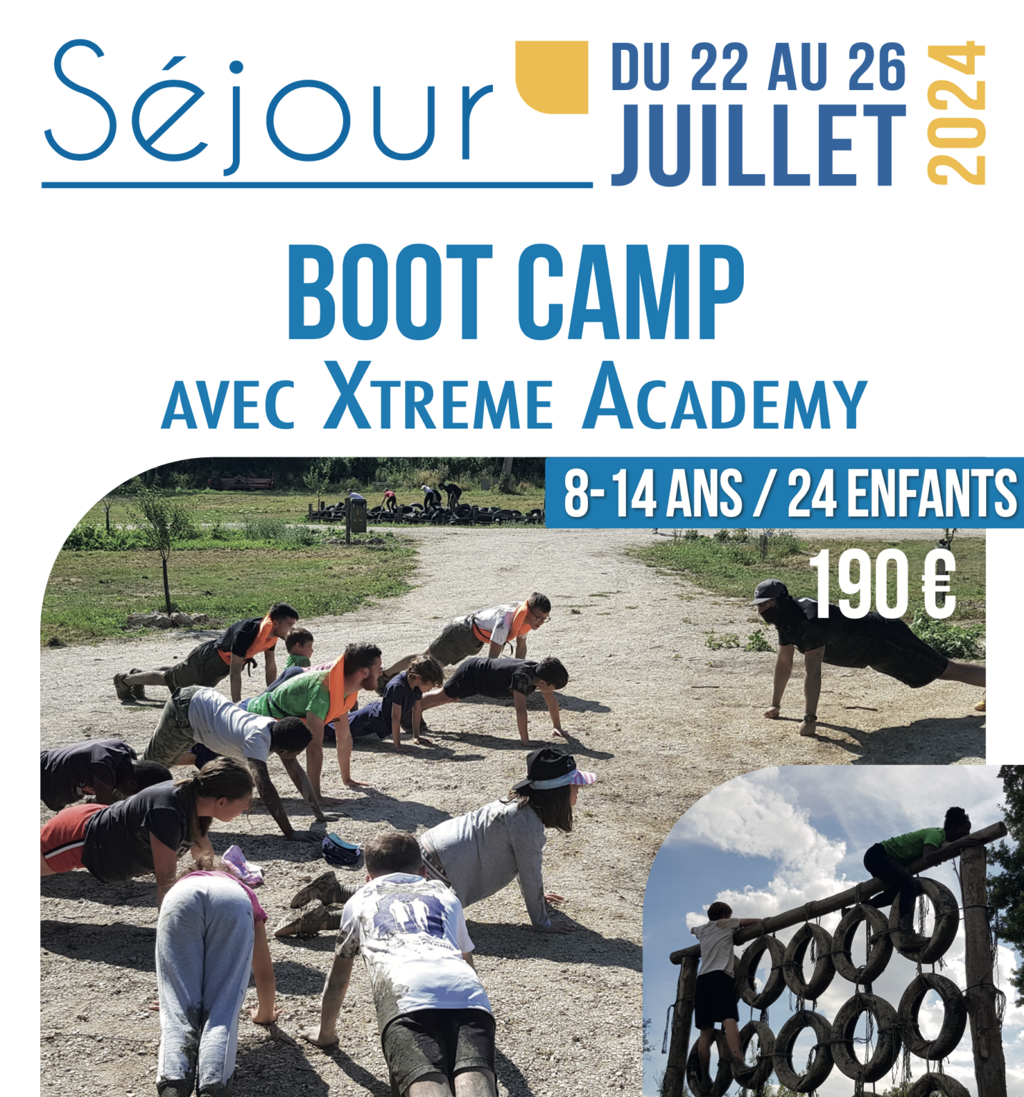Séjour : Boot camp - Communauté de communes du Provinois